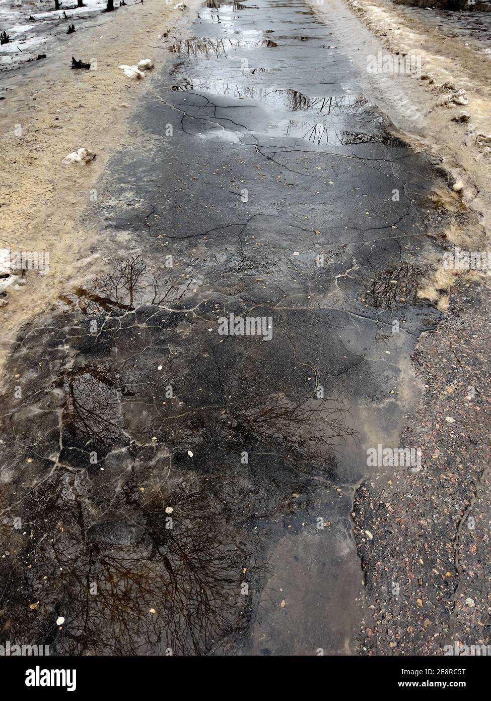 Destroyed road hi-res stock photography and images - Alamy