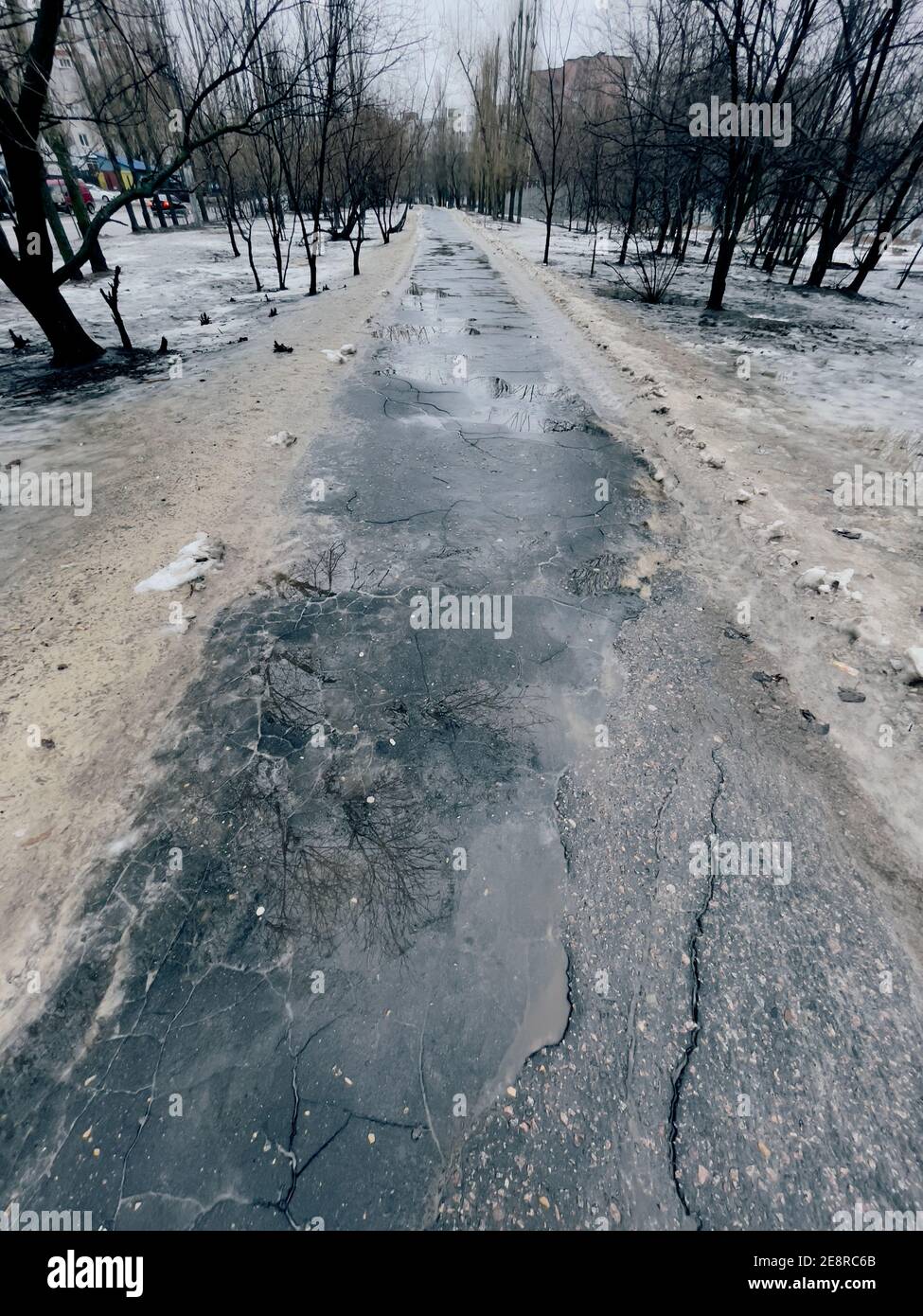 Walkway destroyed hi-res stock photography and images - Alamy