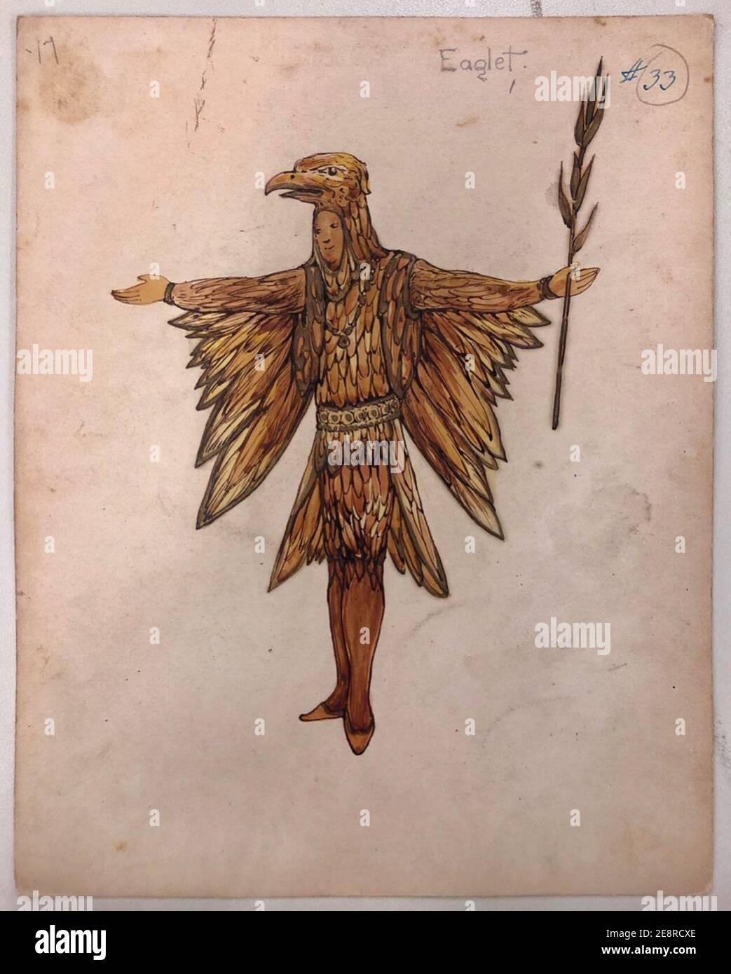 Mithras New Orleans Mardi Gras costume 1913 - Eaglet Stock Photo - Alamy