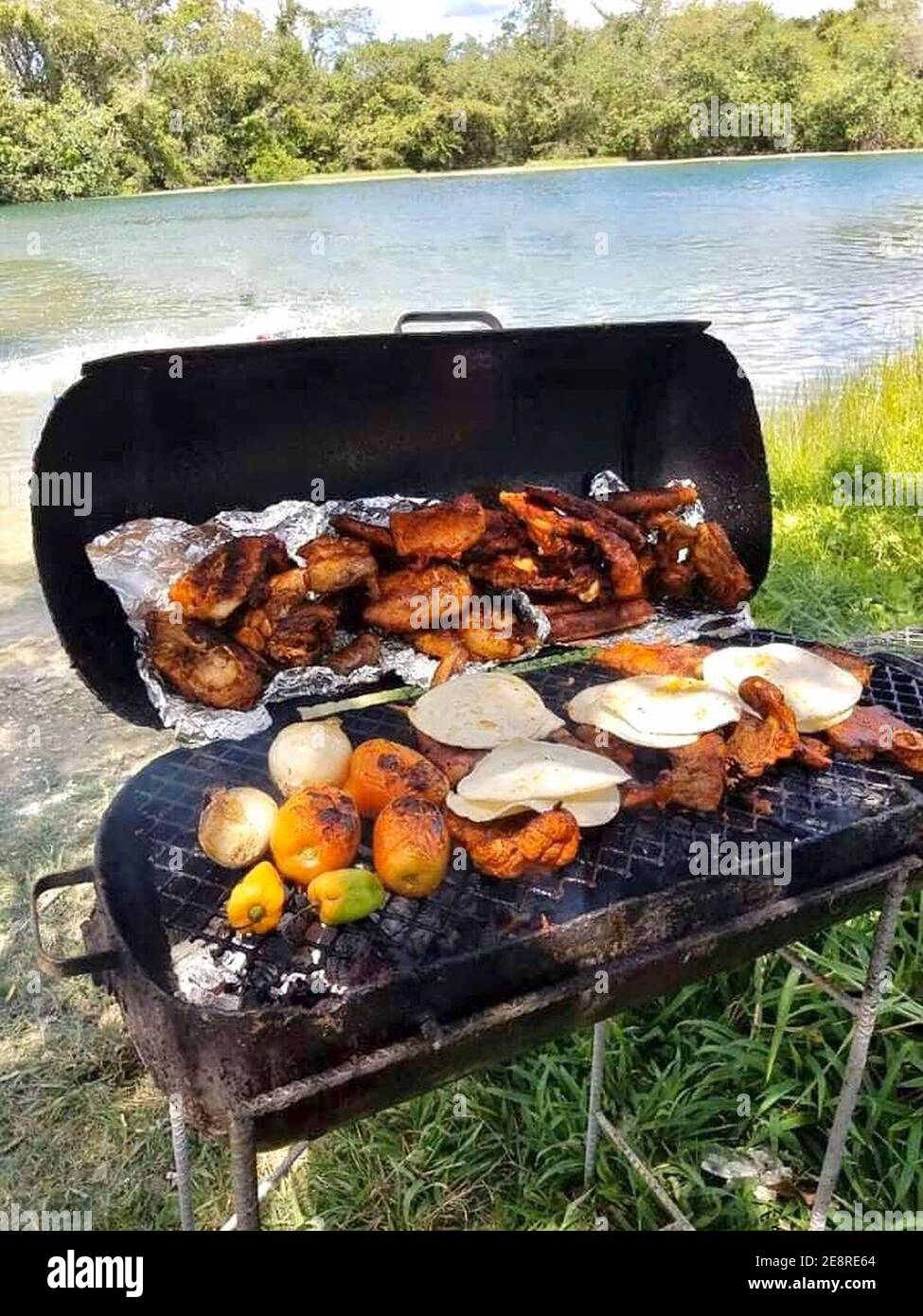 Mixed Grill Belize Stock Photo - Alamy