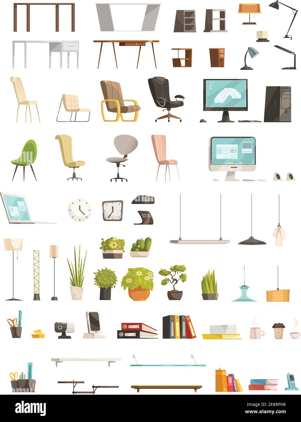 Modern office furniture organizers and accessories top design trends ...