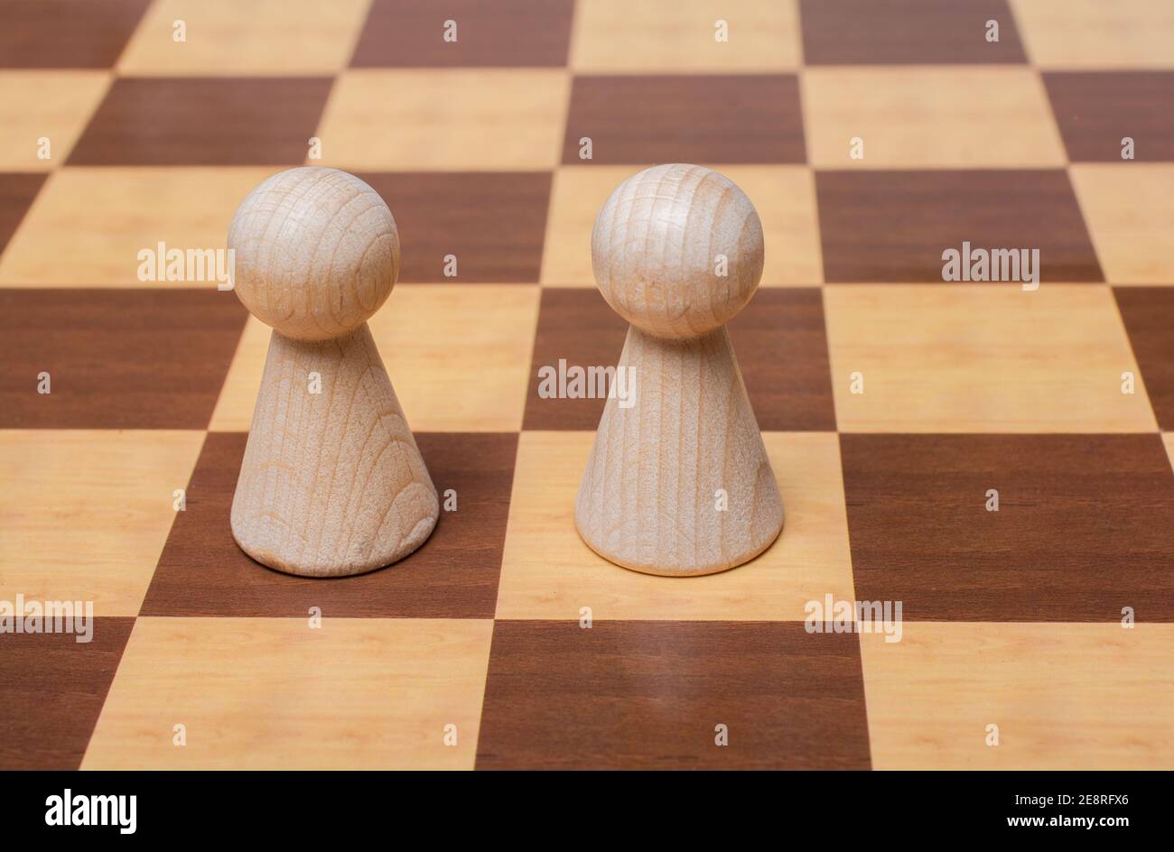 Wooden figurines of family as concept of caring for children Stock ...