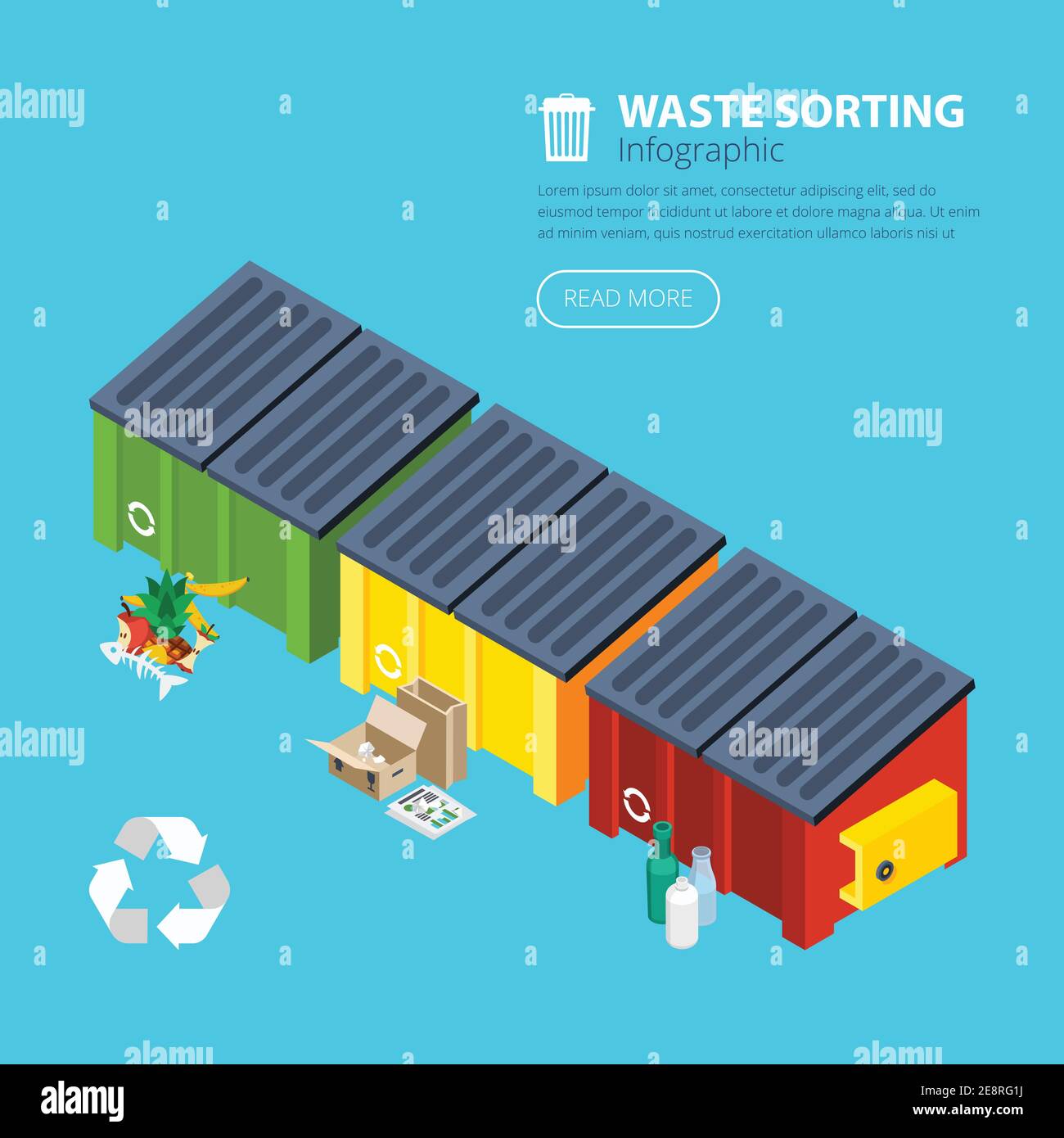 Cardboard collector Stock Vector Images - Alamy