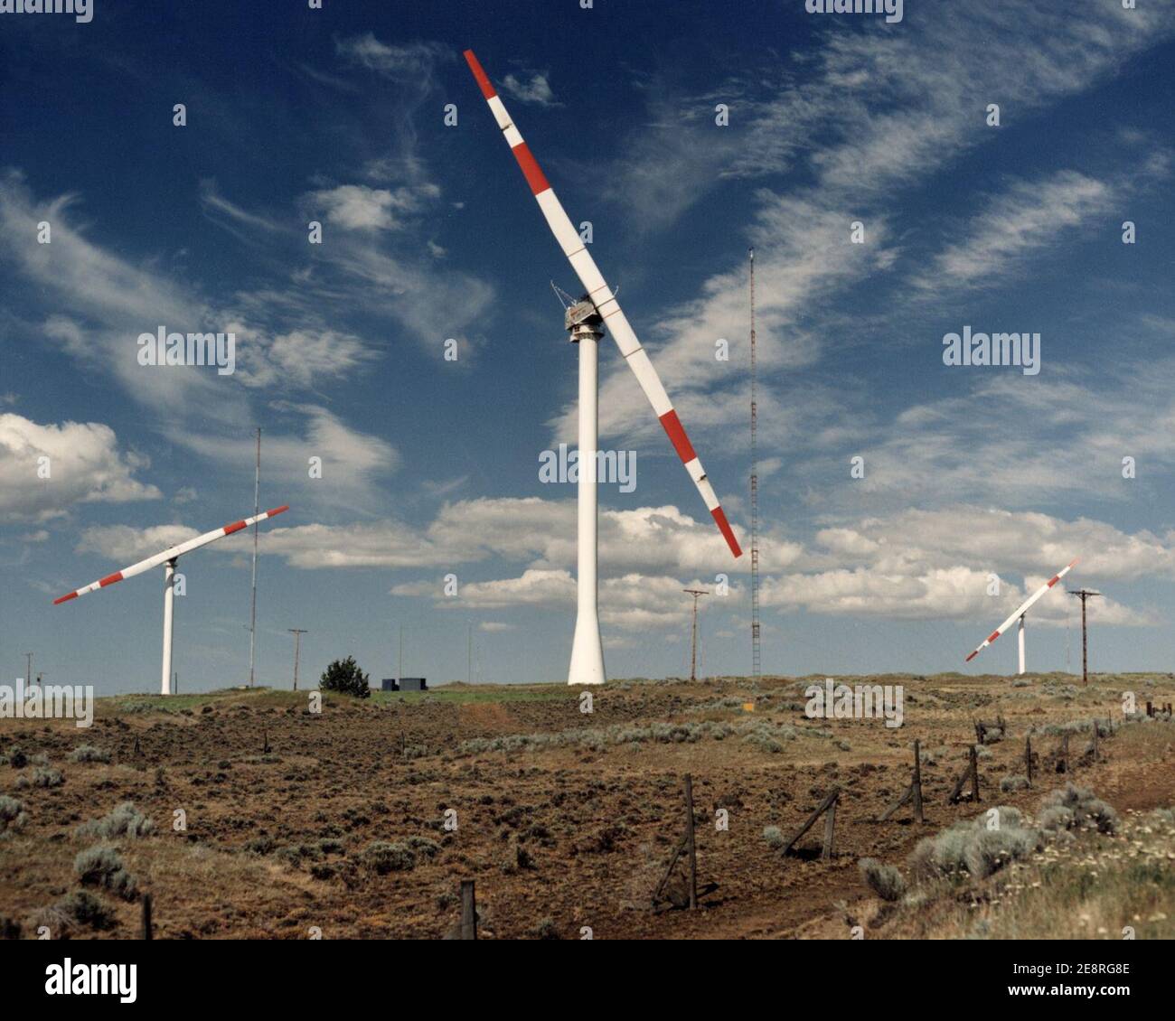 Mod-2 Wind Turbine Cluster3 Stock Photo - Alamy