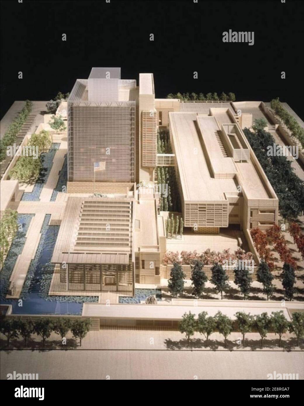 Model of Beijing NEC - Daytime Stock Photo - Alamy