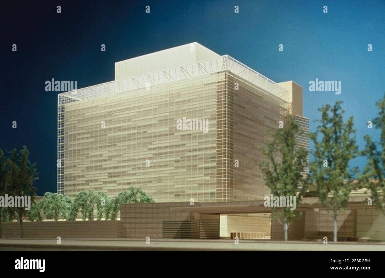 Model of the Chancery Building Stock Photo - Alamy