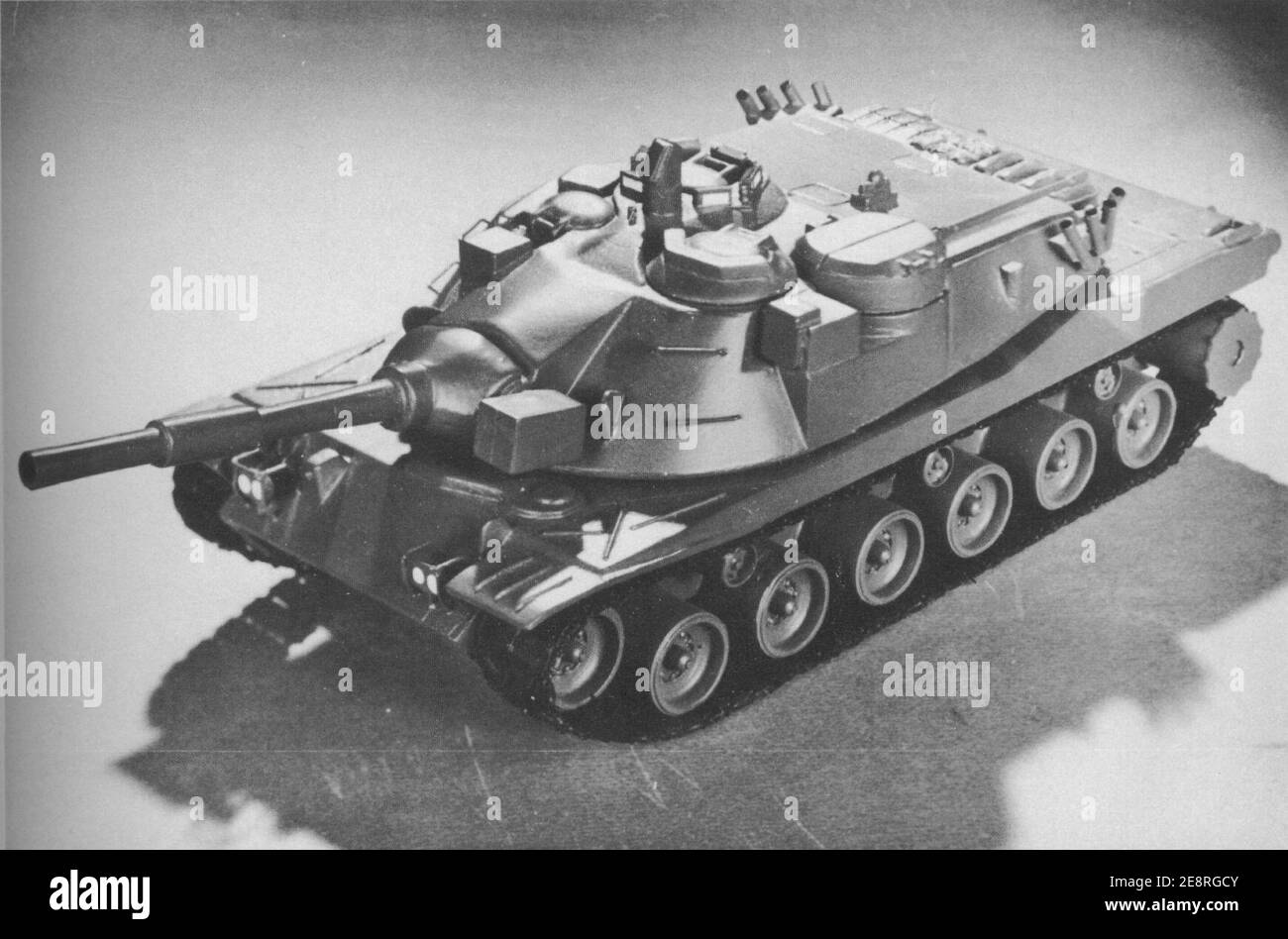 Model of the final design MBT-70 Stock Photo - Alamy