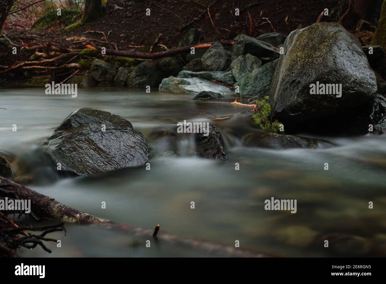 Rushing water in rocky river hi-res stock photography and images - Alamy