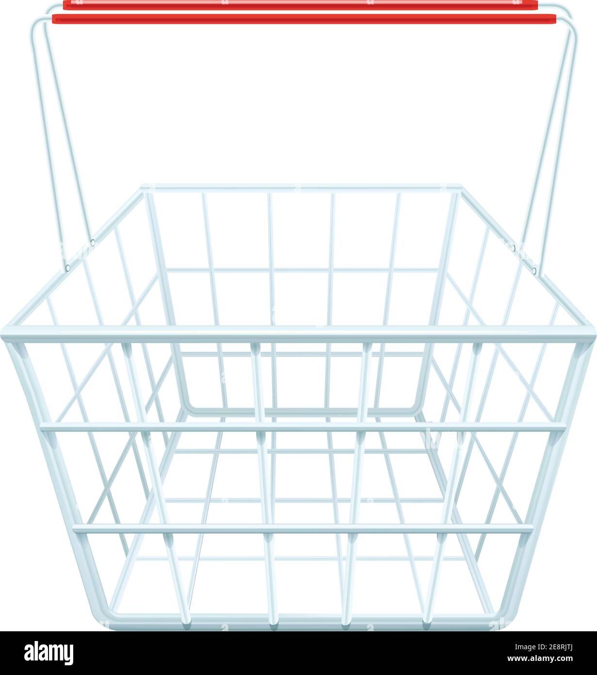 Shopping basket for shopping in a store mall or supermarket realistic ...