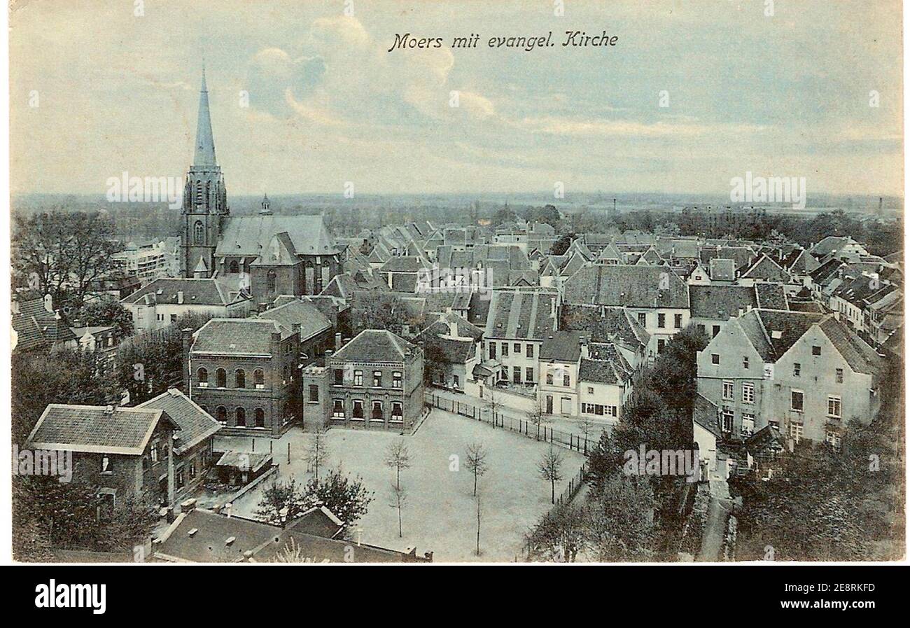 Moers Altstadt vor 1899 Stock Photo - Alamy
