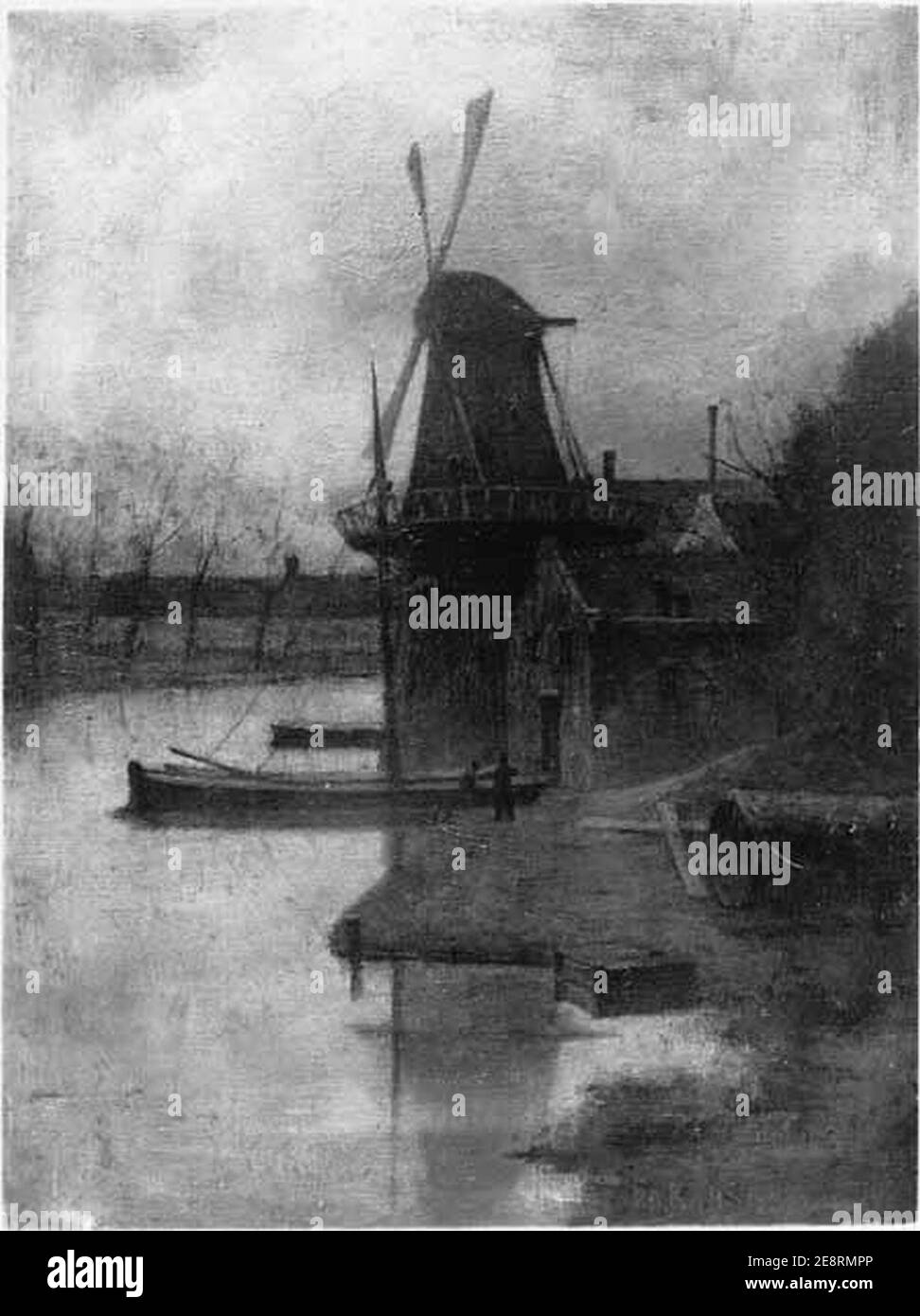 Molen aan het water Stock Photo - Alamy