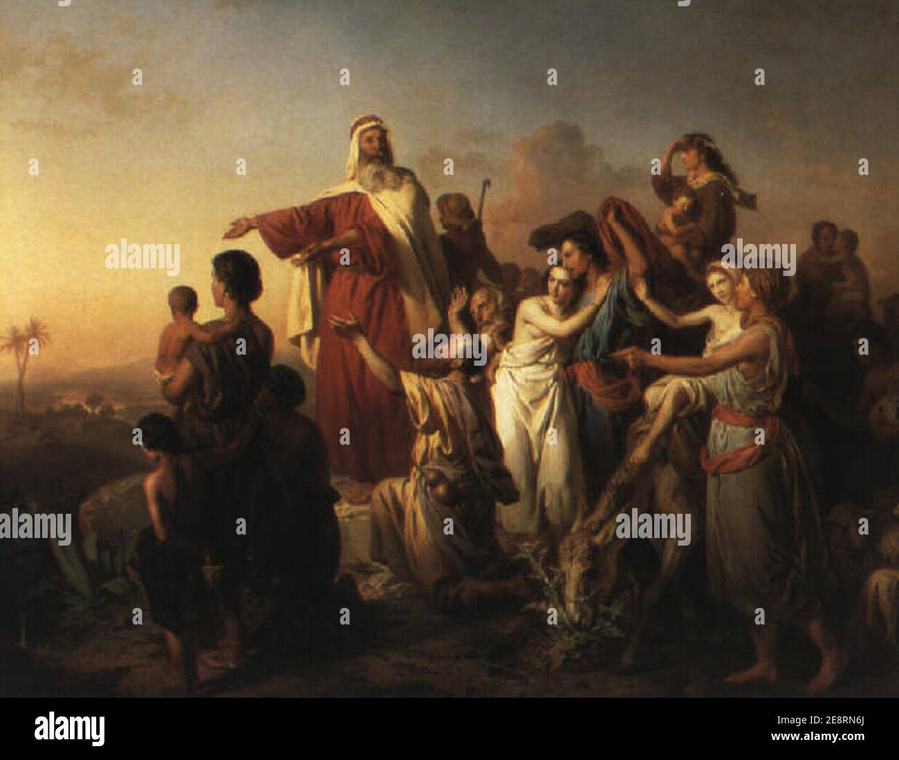 Moses leading the israelites hi-res stock photography and images - Alamy