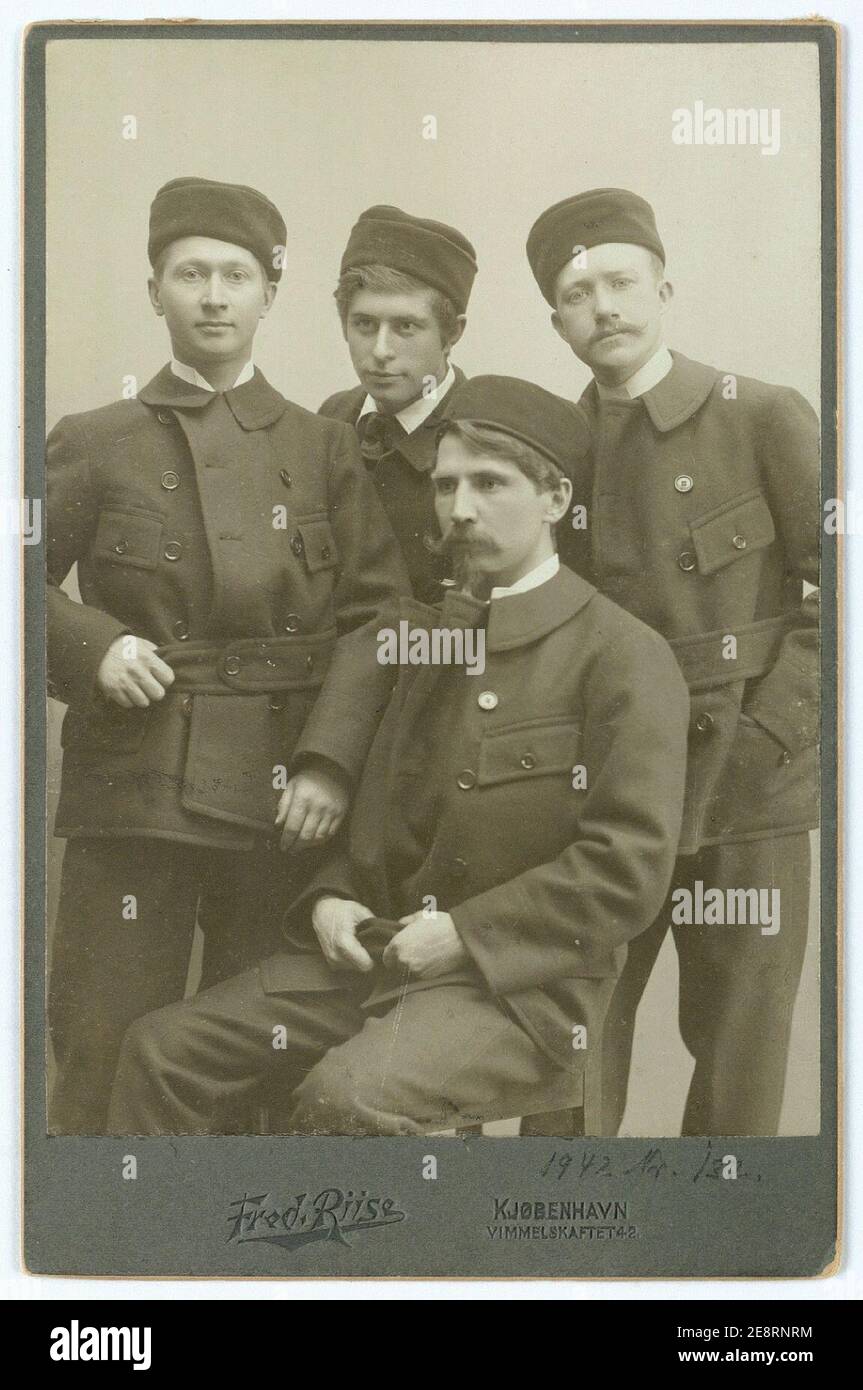 Moltke, Rasmussen, Mylius-Erichsen & Bertelsen by Riise Stock Photo - Alamy