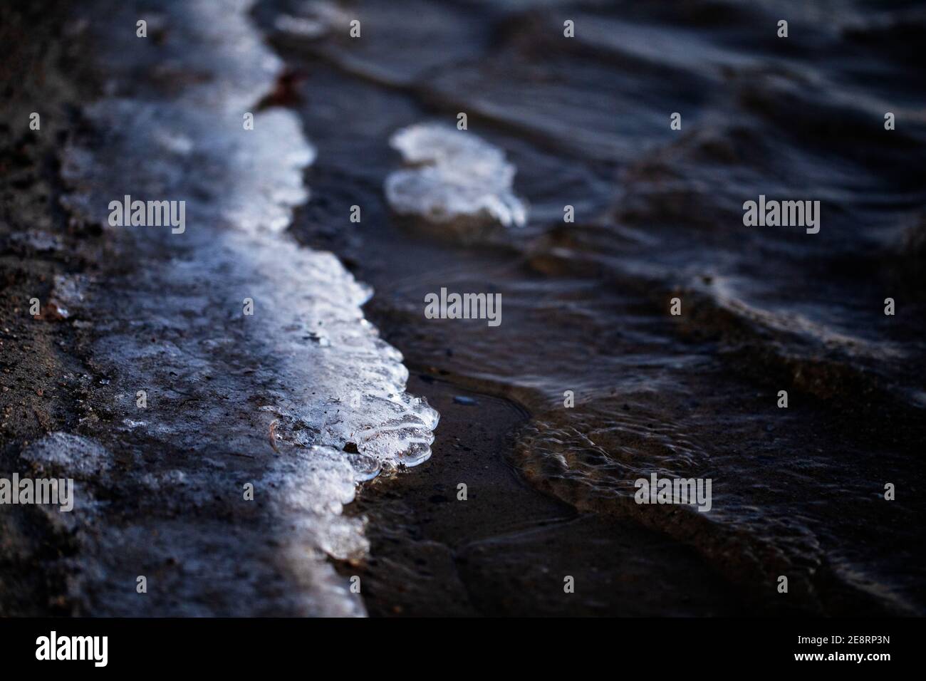 Frozen waves lake ice hi-res stock photography and images - Alamy