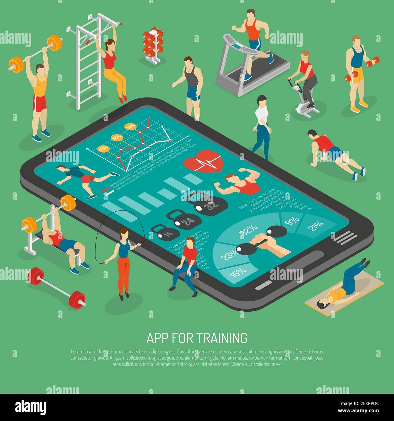 Stay in shape Stock Vector Images - Alamy