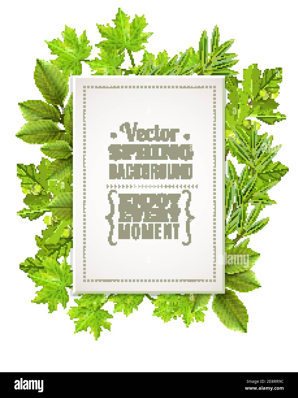 Foreground tree branches Stock Vector Images - Alamy