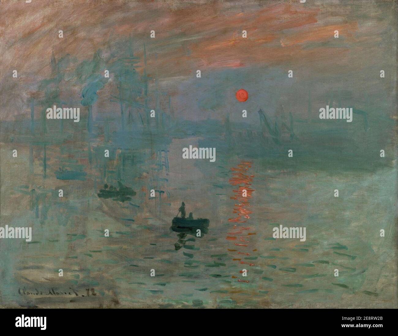 Monet - Impression, Sunrise Stock Photo - Alamy