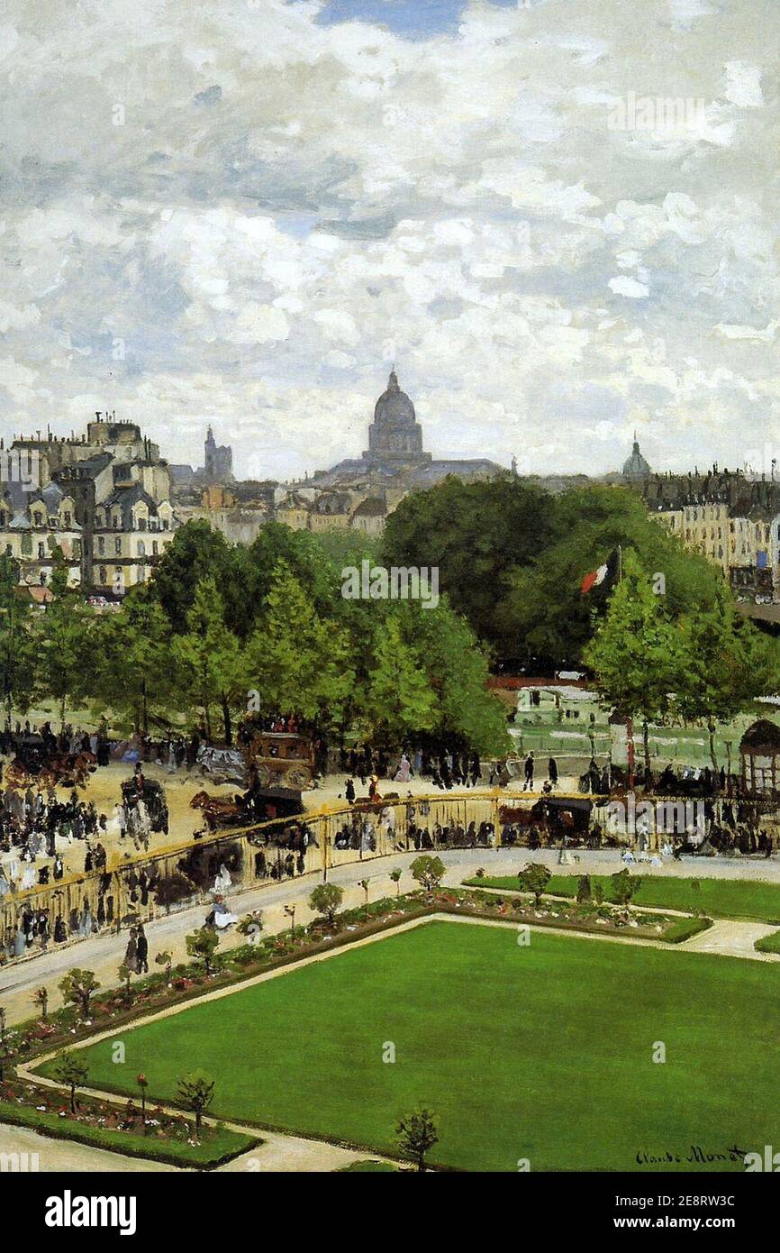 Monet - Garten der Infantin Stock Photo - Alamy
