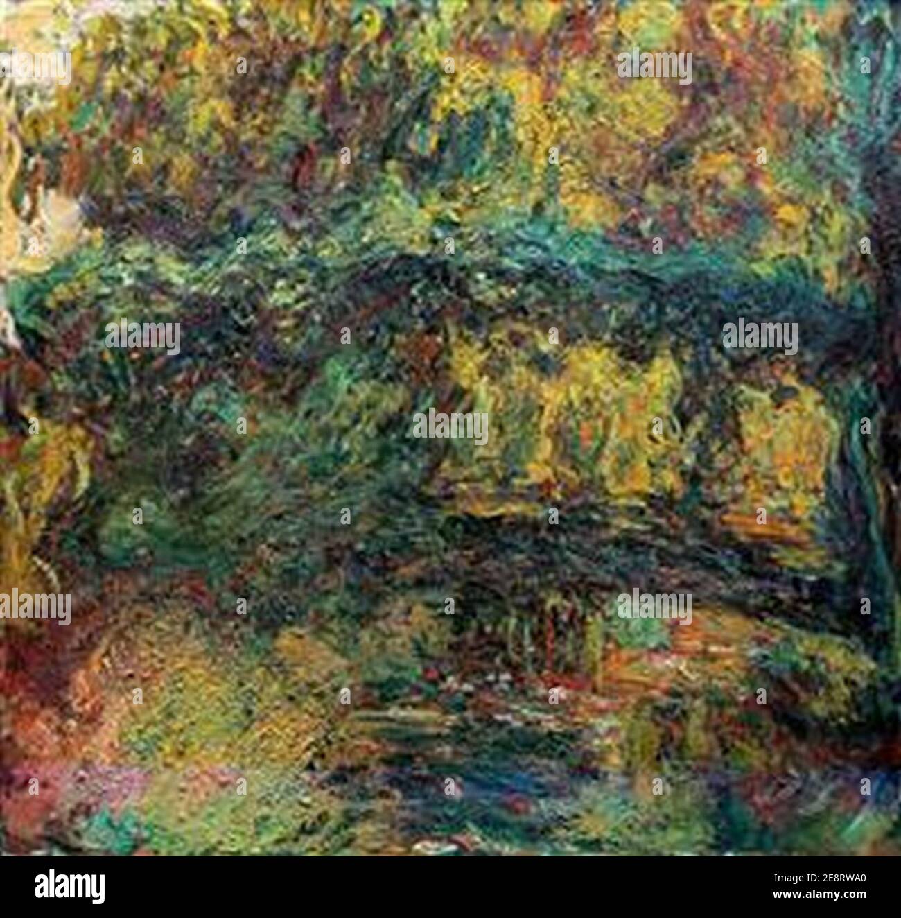 Monet - the-japanese-bridge-1924 Stock Photo - Alamy