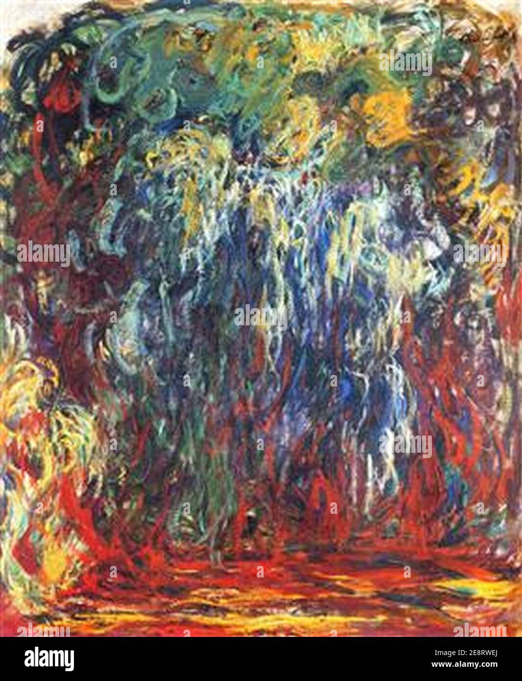 Monet - weeping-willow-giverny-1922-1 Stock Photo - Alamy