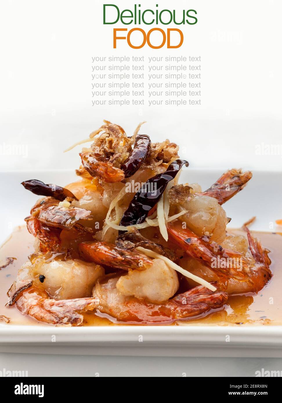 Authentic thai cuisine with decoration and flavour Stock Photo - Alamy
