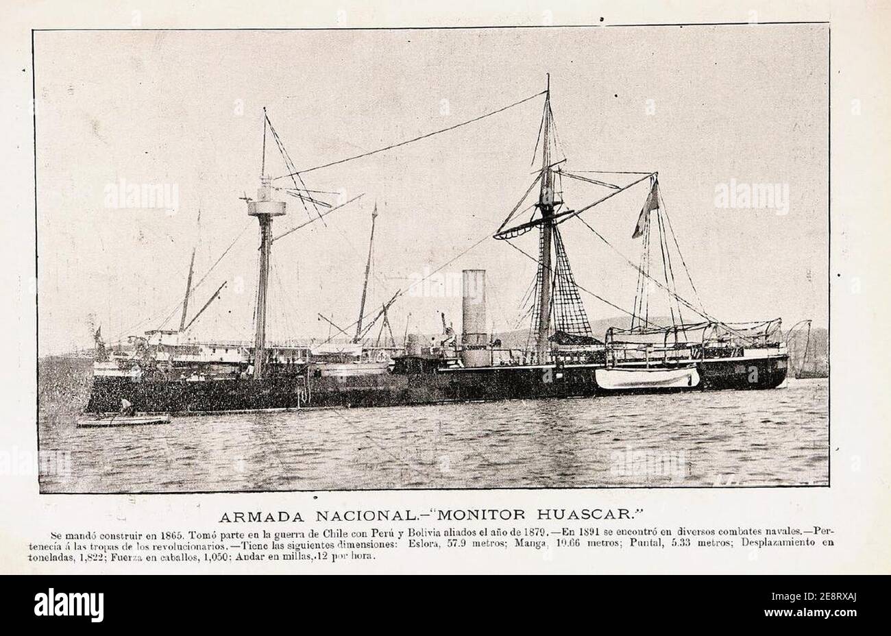 Monitor Huascar en 1903 Stock Photo - Alamy