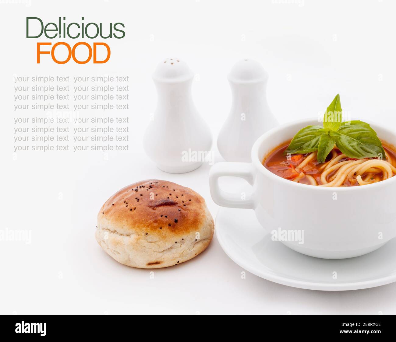 Italian minestrone mix vegetable Stock Photo - Alamy