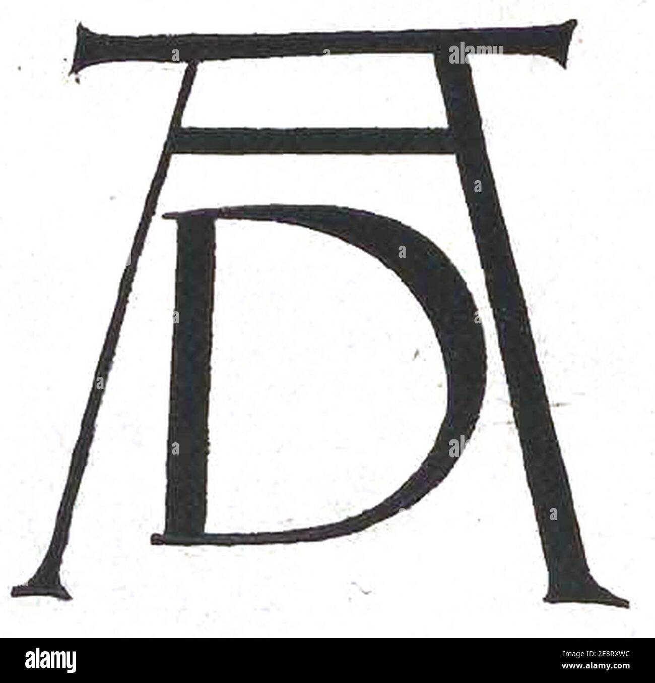 Durer monogram hi-res stock photography and images - Alamy