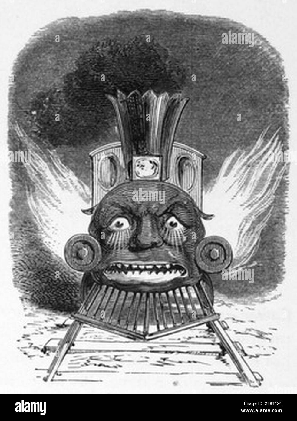 Monster Train Drawing Stock Photo - Alamy