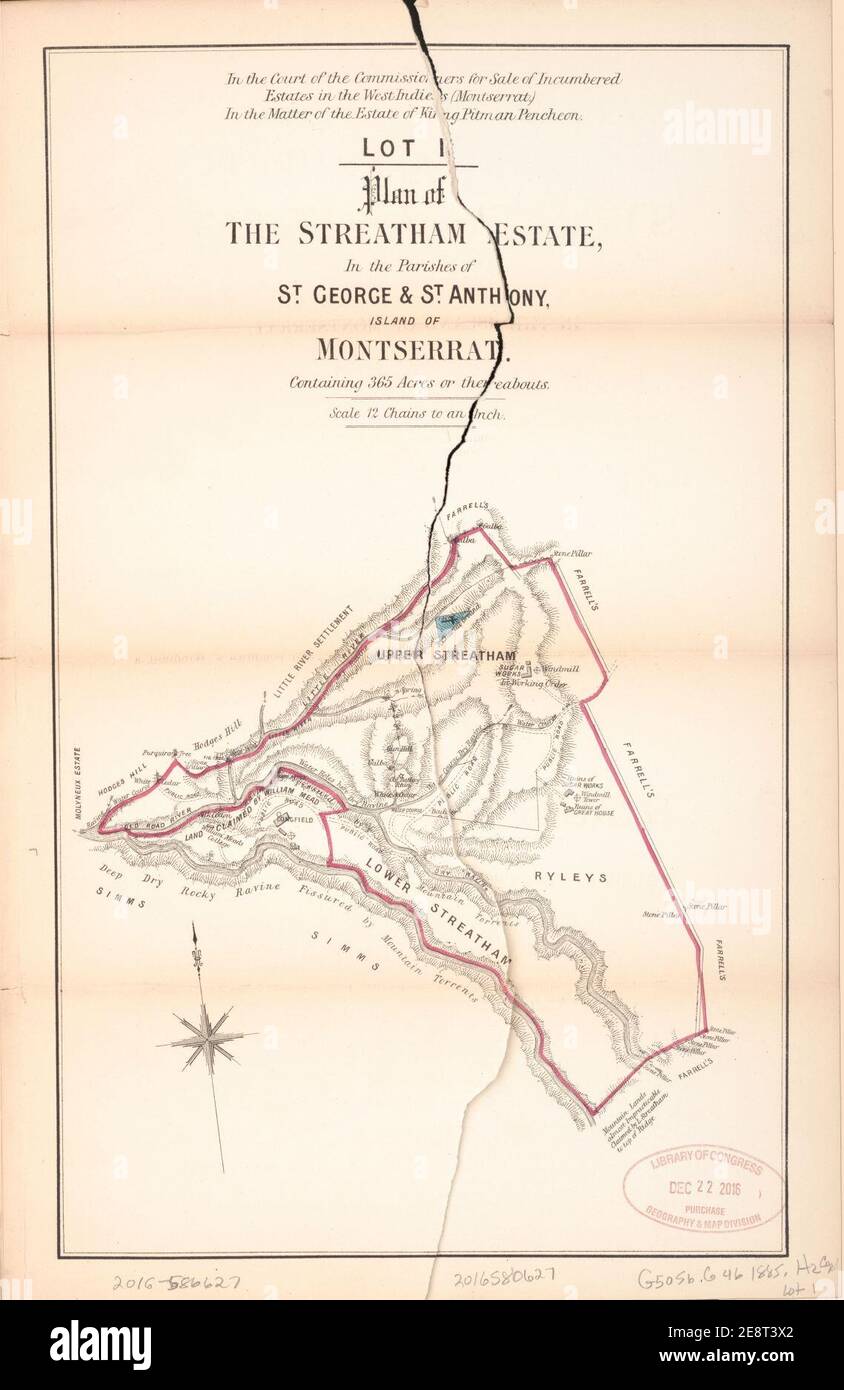 Montserrat, particulars of valuable Sugar Estates - known as the ...