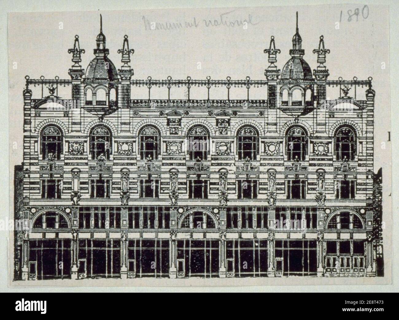 Monument national 1890 Stock Photo - Alamy