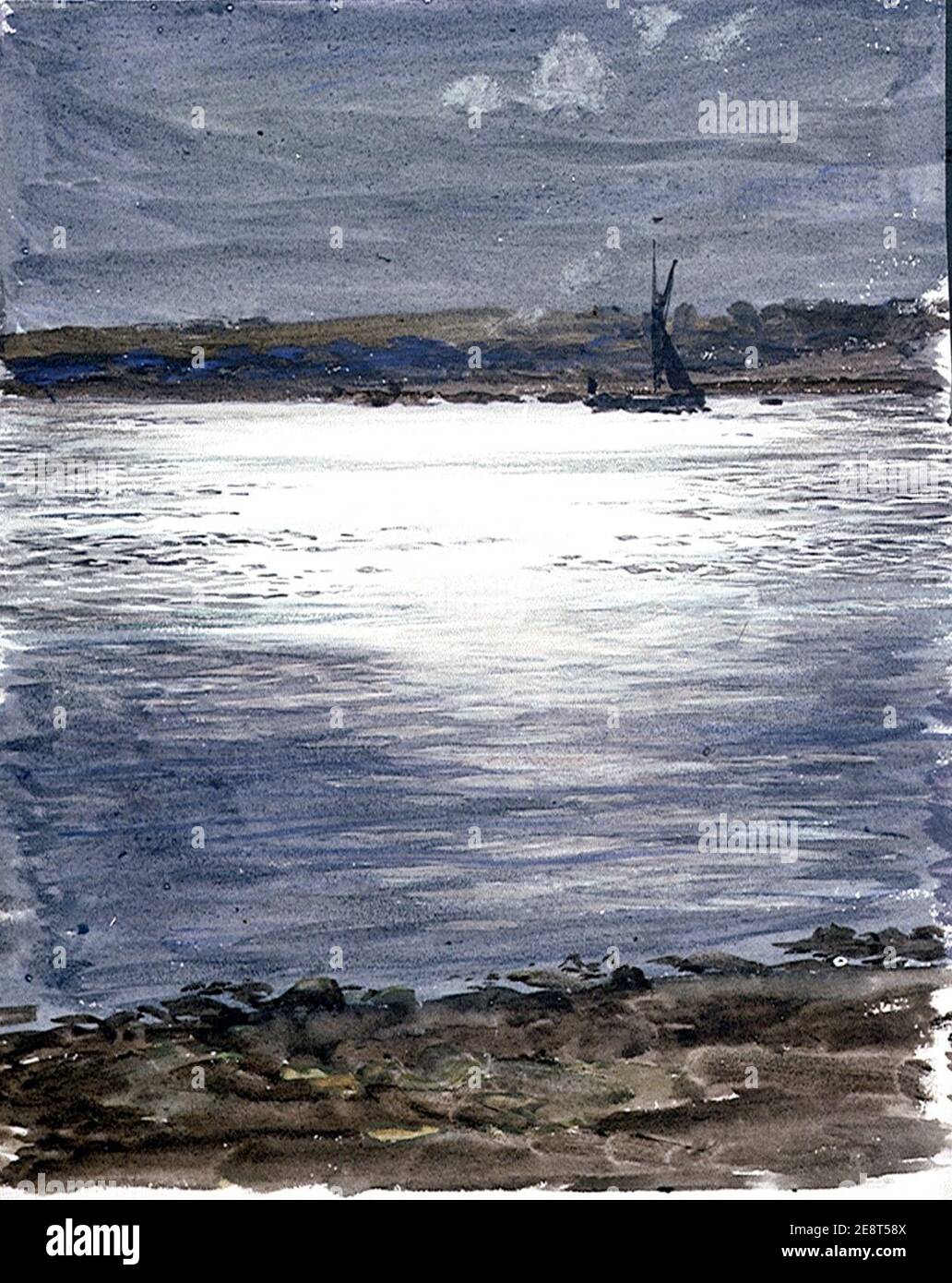 Moonlit scene hi-res stock photography and images - Alamy