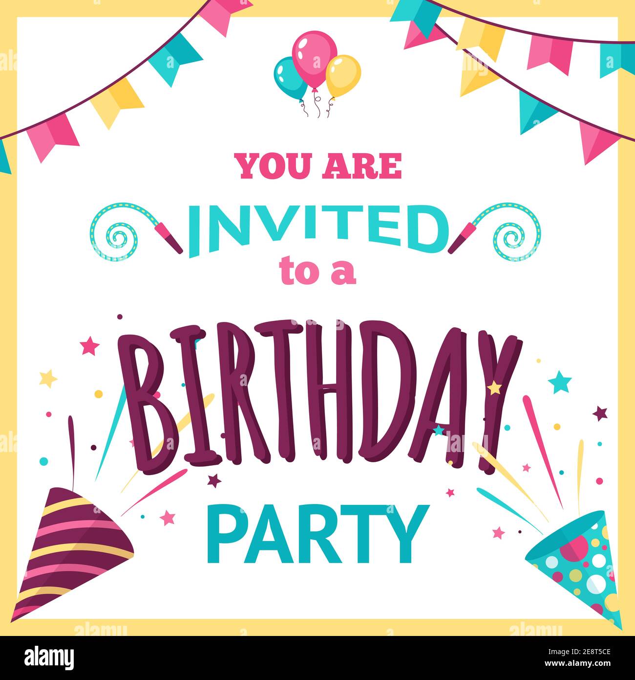 Your Invited Birthday Celebration Free And Printable Birthday