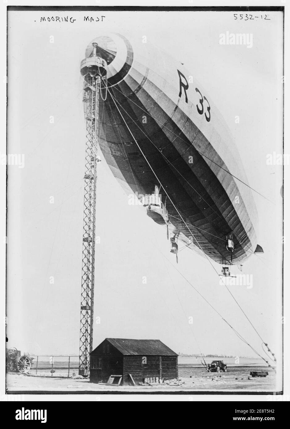 Mooring mast (of R-33 Stock Photo - Alamy