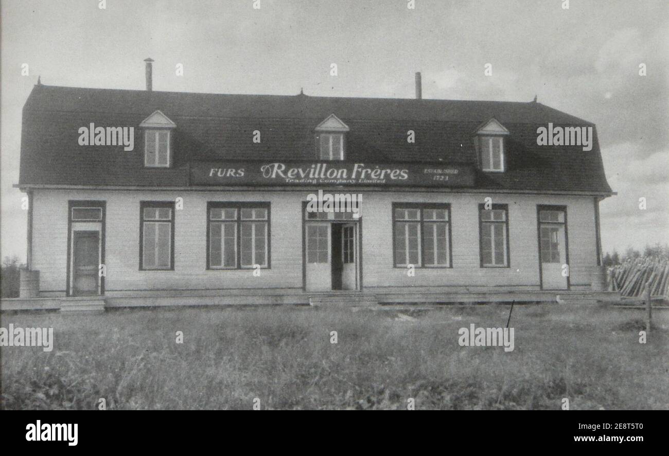 Moosonee Revillon Freres Stock Photo - Alamy