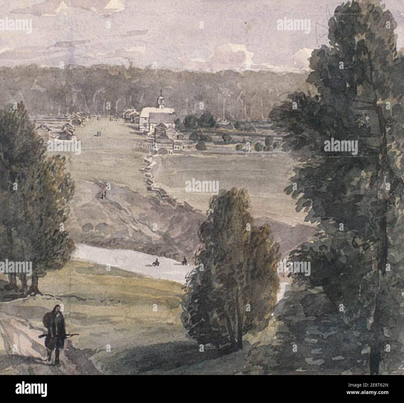 Moravian Indian Village near where General Proctor was Defeated in 1812 ...