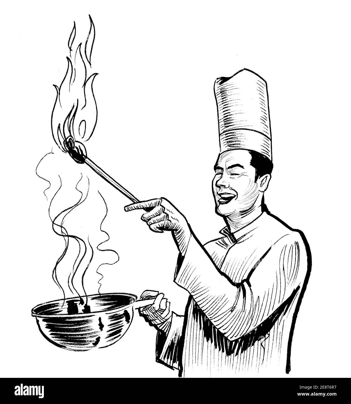 Asian cooking Cut Out Stock Images & Pictures - Alamy