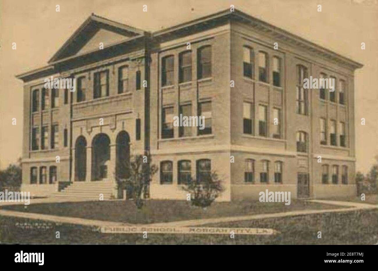 Morgan City High School (1911 Stock Photo - Alamy