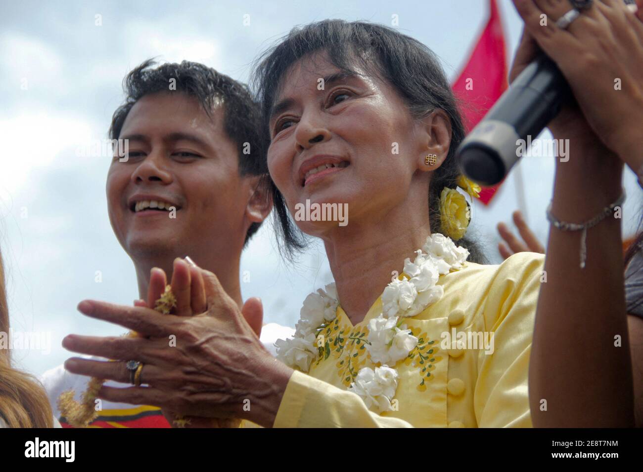 File photo - Myanmar Democracy leader, Nobel laureate, Aung San Suu Kyi ...