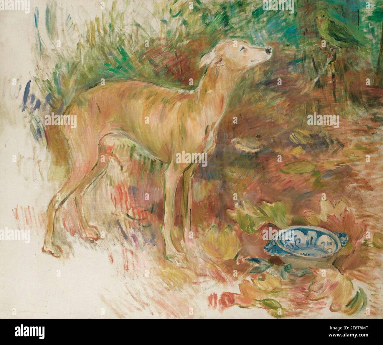 Morisot - LA LEVRETTE LAËRTE, 1894 Stock Photo - Alamy