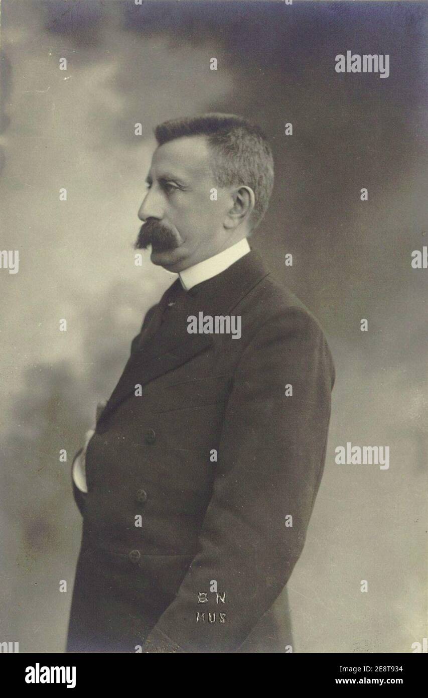 Moritz Moszkowski profile Stock Photo - Alamy