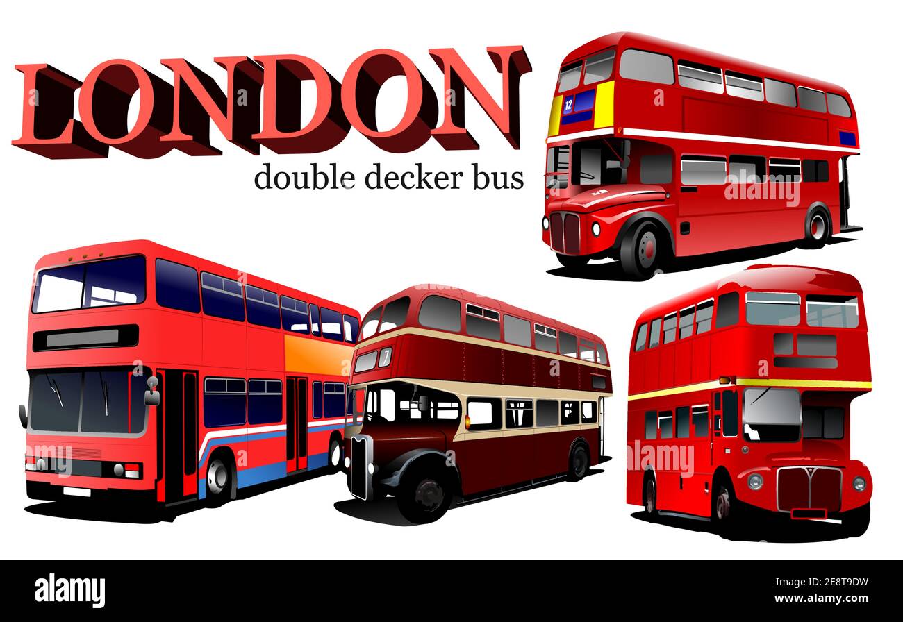London bus red Stock Vector Images - Alamy