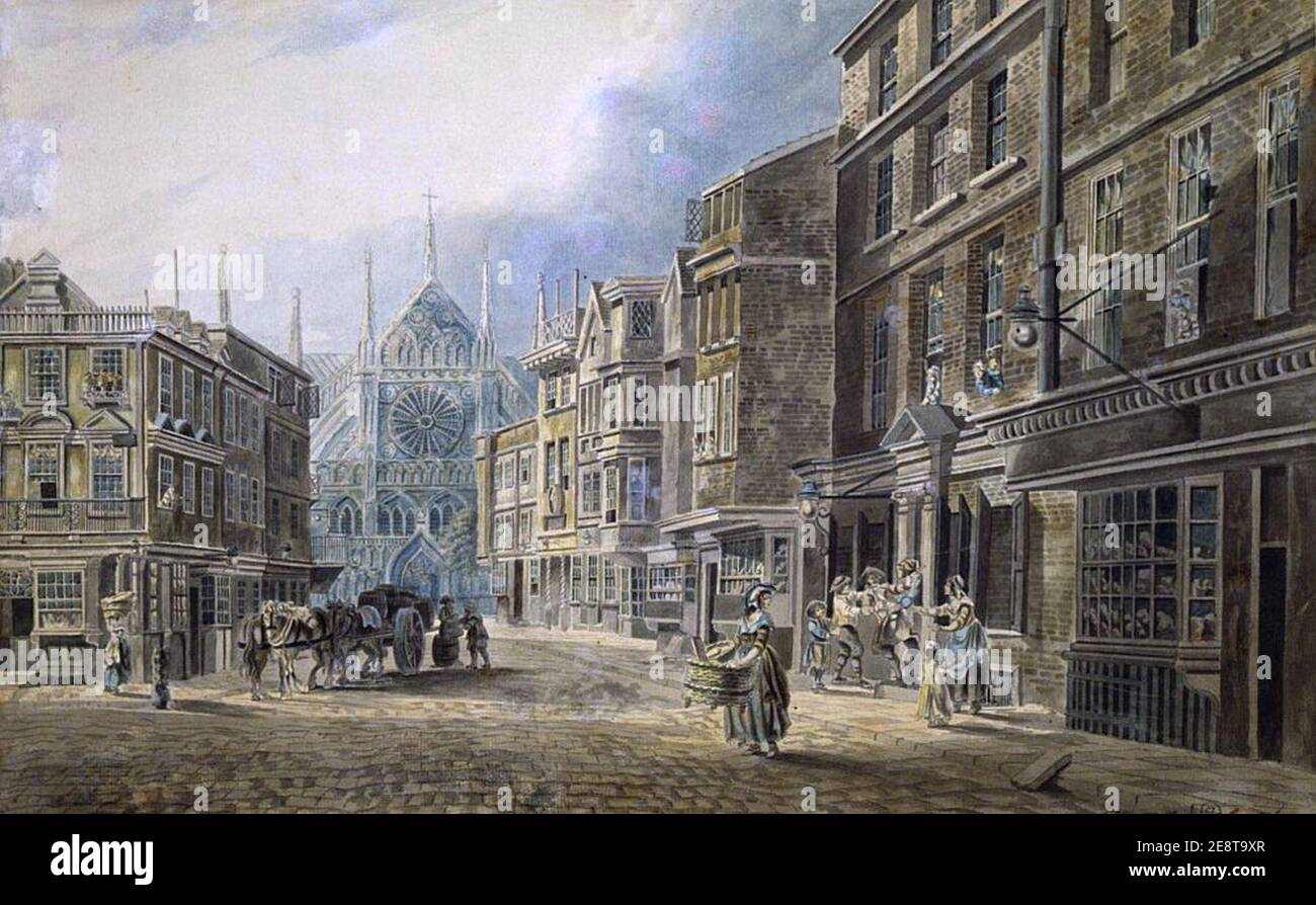 Old Tothill Street, London, Leading to Westminster Abbey by James ...