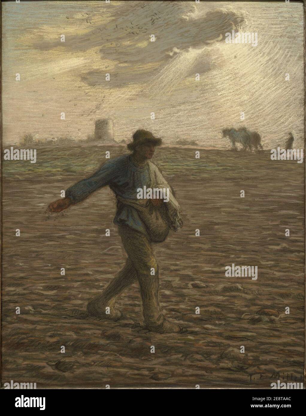 The Sower- Jean-François Millet Stock Photo - Alamy