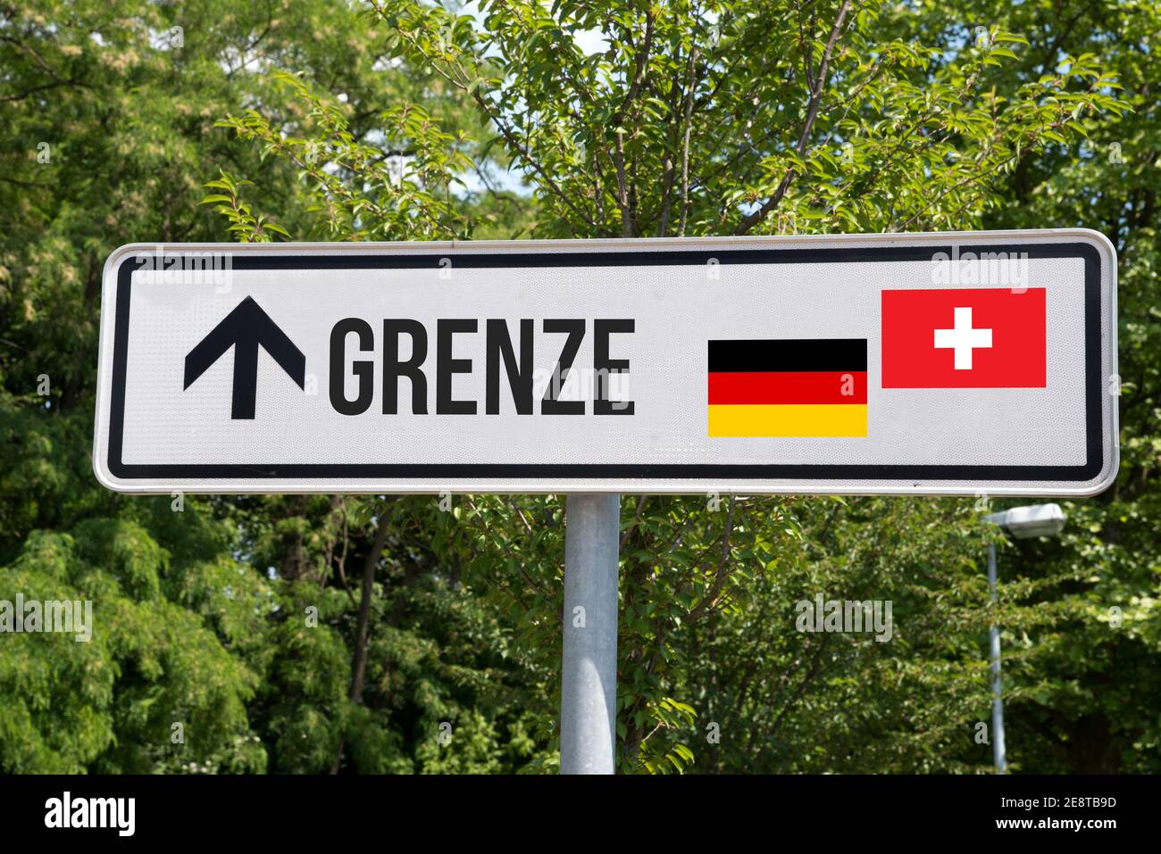 Border germany switzerland hi-res stock photography and images - Alamy