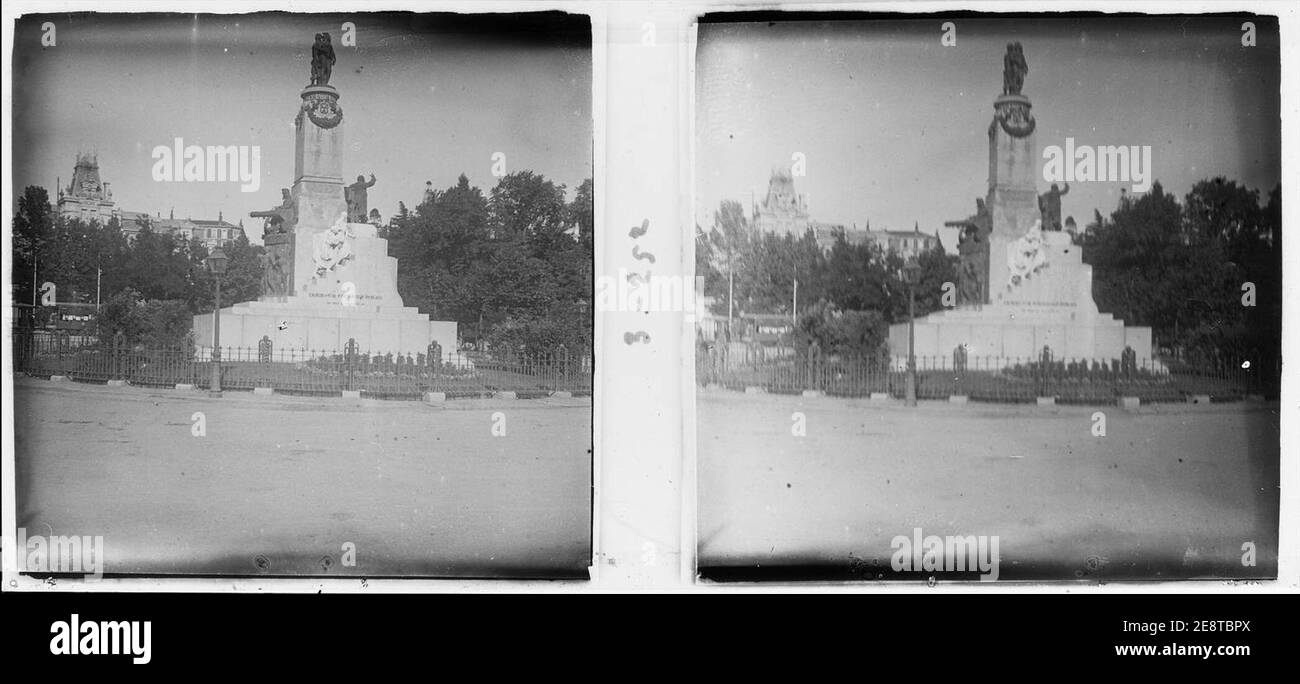 Monument a Castelar Stock Photo - Alamy