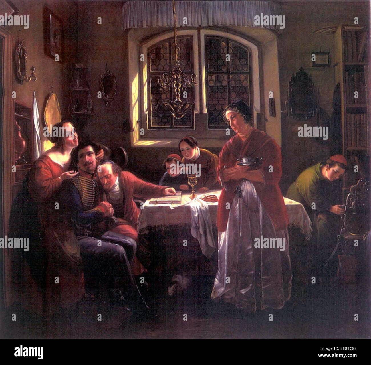 The volunteer by moritz oppenheim hi-res stock photography and images ...