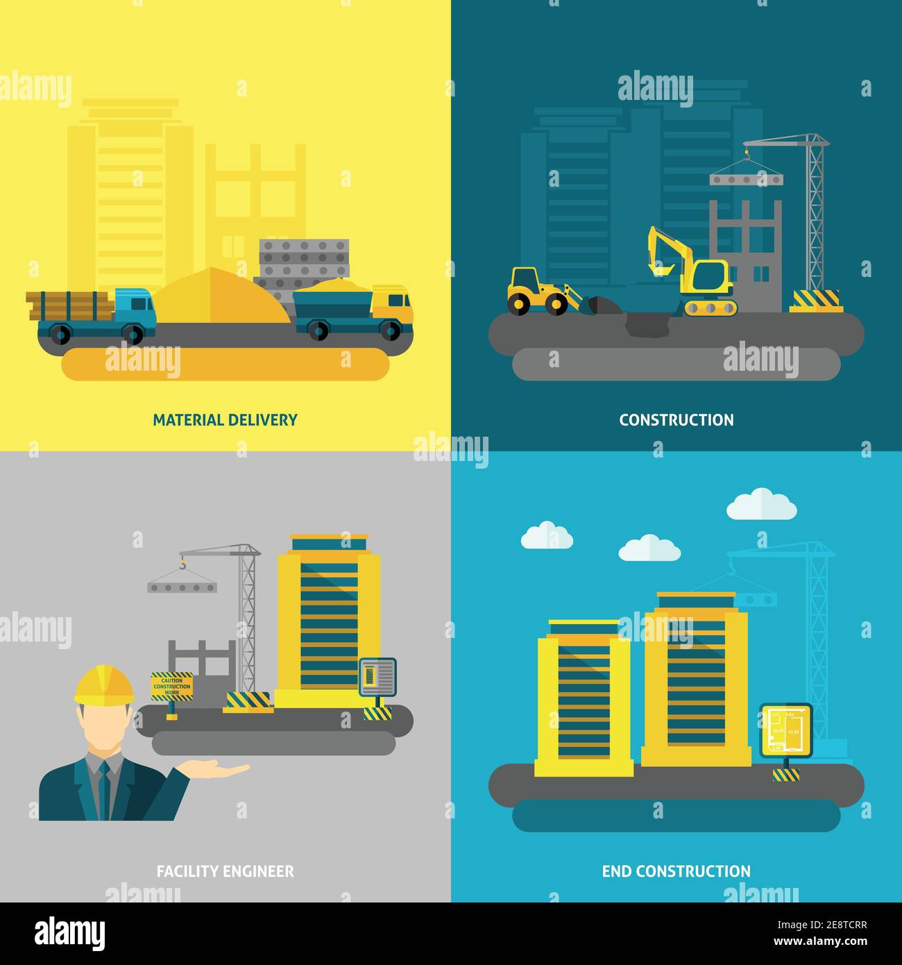 Building material delivery Stock Vector Images - Alamy