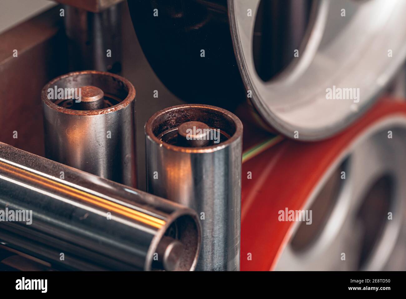 Process of cable production in a factory Stock Photo - Alamy