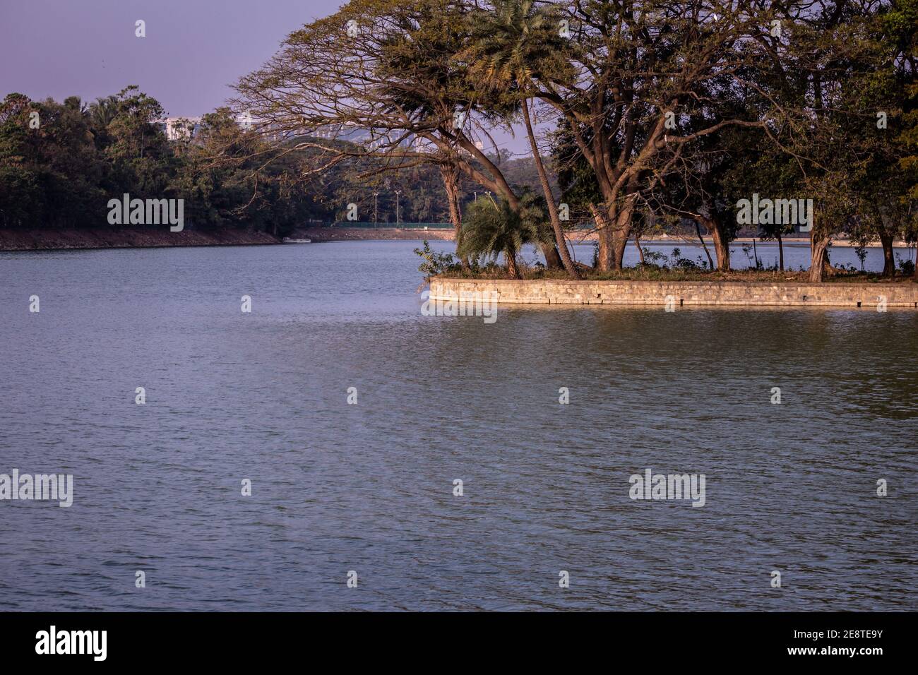 Scenic view of one of the biggest lake in Bangalore, Karnataka, India ...